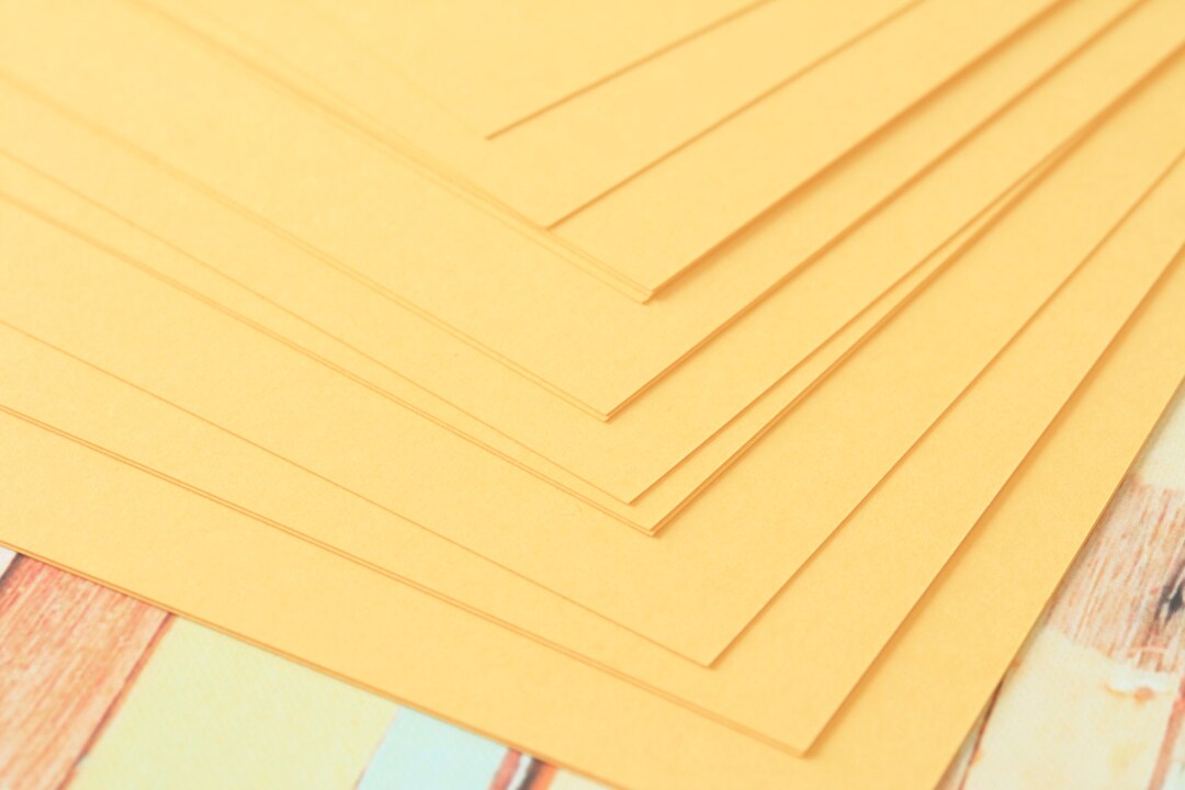 Maize Yellow Craft Style Colour Card Stock 260gsm 95lb Cover - Etsy