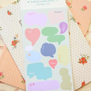 Meng Main Story Cartoon Animal Stickers - Etsy