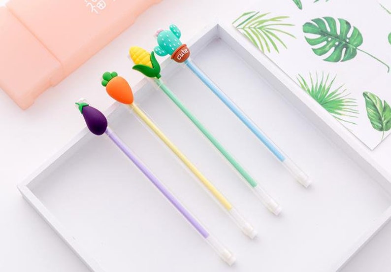 Cute Vegetable Cartoon Needle Pens - Etsy UK