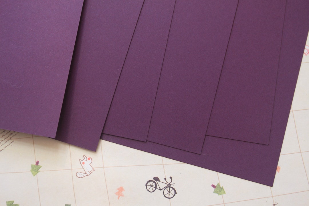 Damson Purple Matte Basics Colour Card Stock 290gsm - Etsy