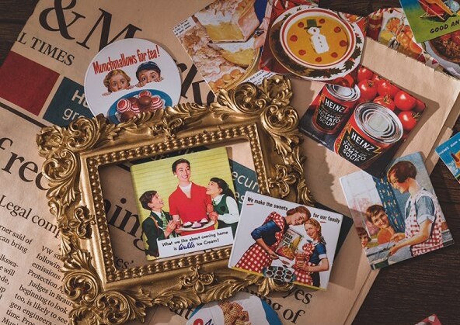 Retro Art Mo-card Cartoon Shapes Stickers | Etsy