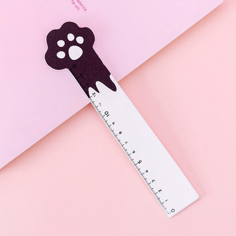 Creative Cat Paws Wooden Pocket Ruler - Etsy