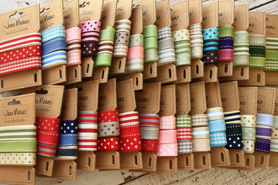 Blue AC Trio Ribbon Fancy Mix Designs Set - Etsy