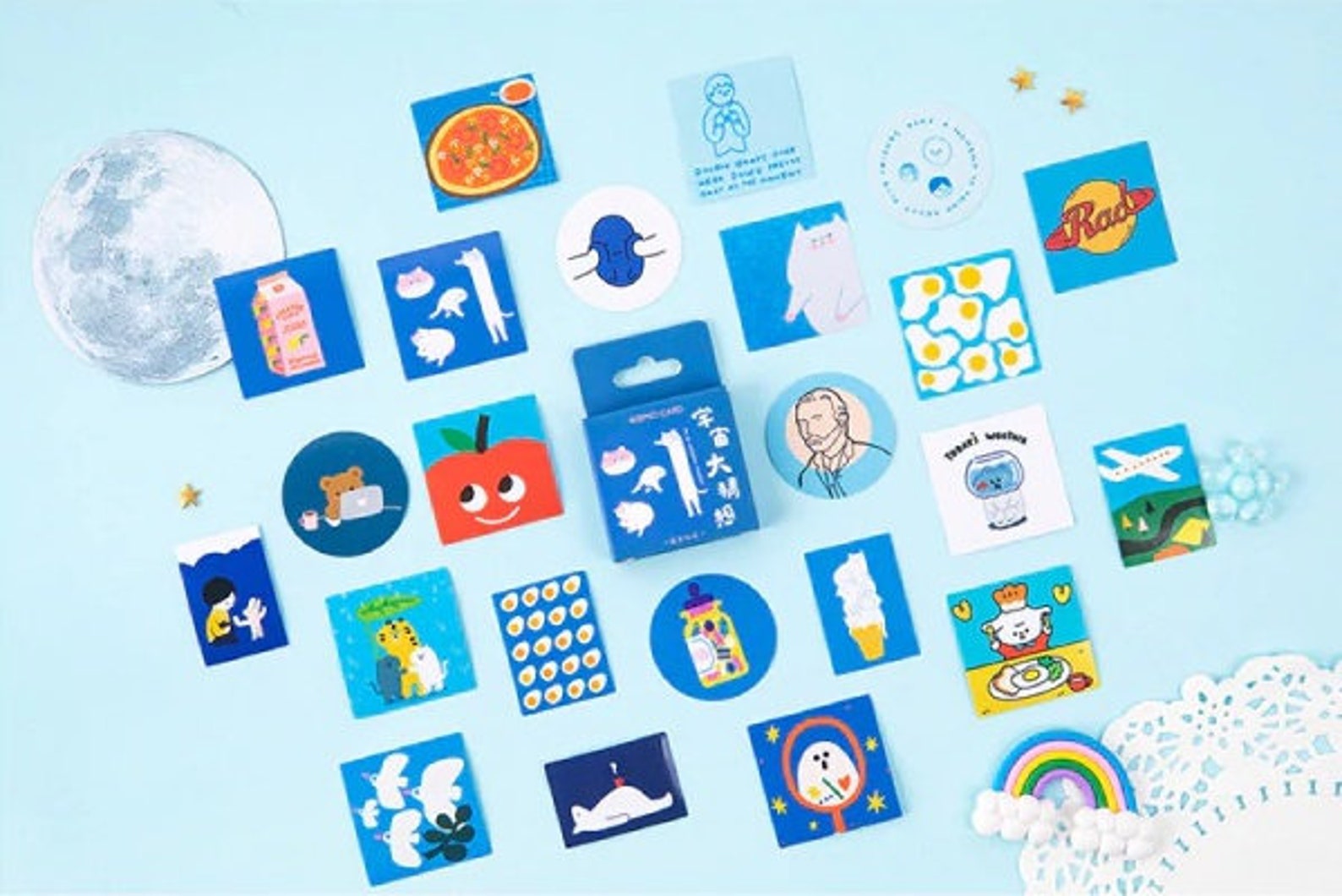 Life Adventure Mo-card Deco Stickers - Etsy