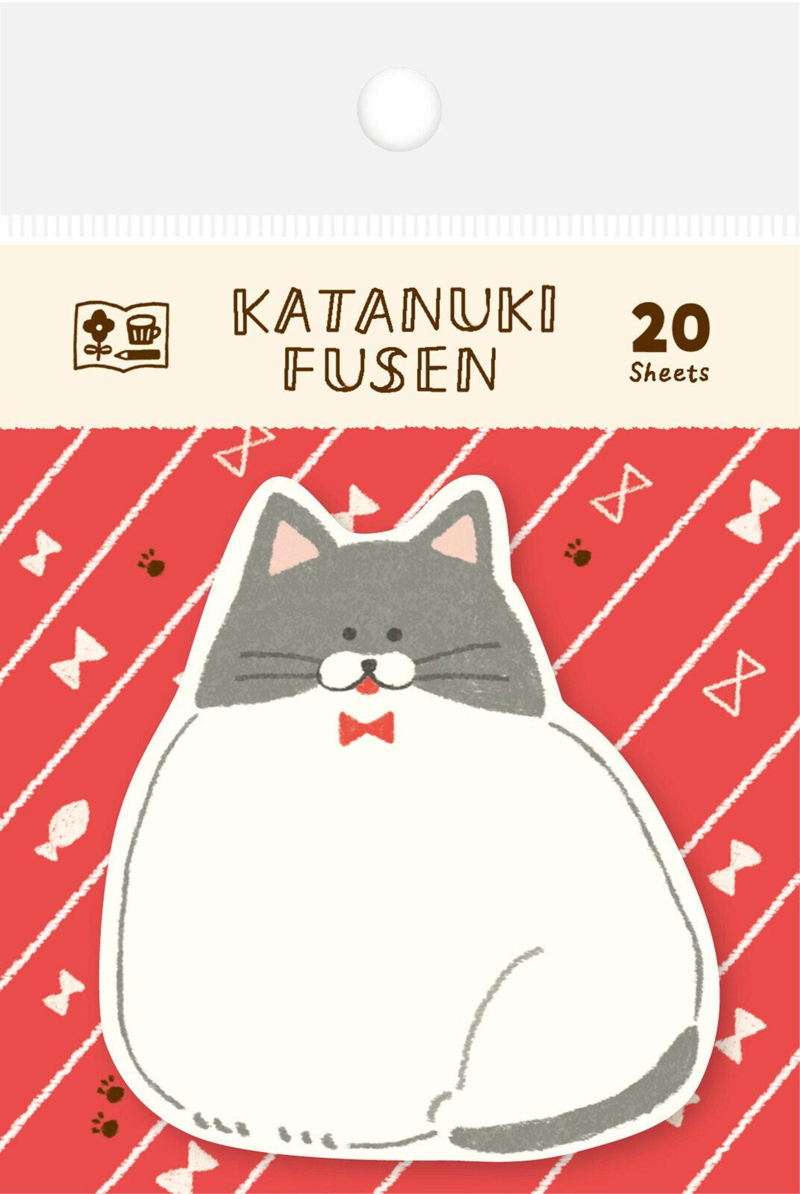 Katanuki Fusen Cute Cartoon Shapes Sticky Notes - Etsy