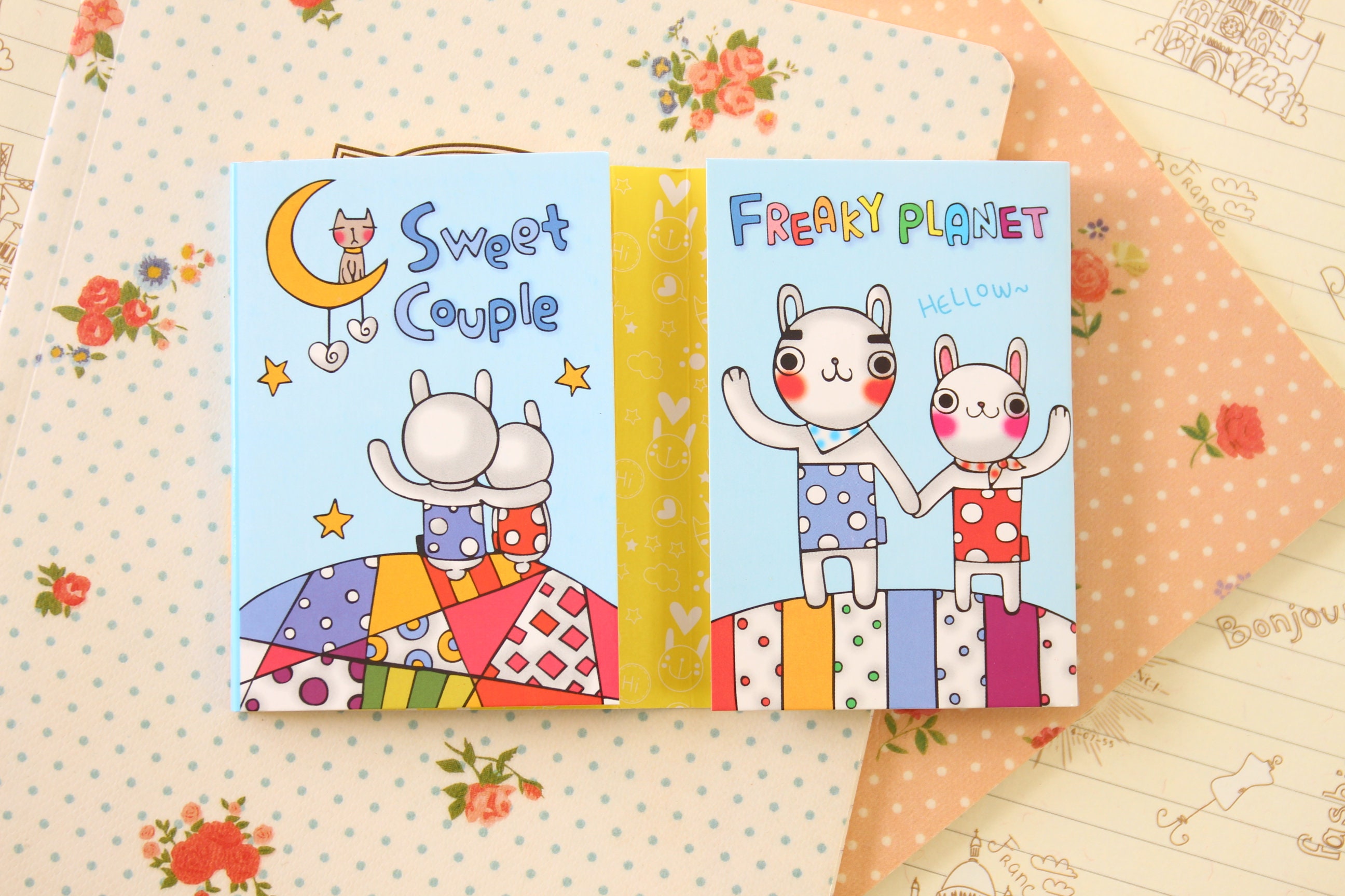 Freaky Planet Cute Cartoon Sticky Notes | Etsy