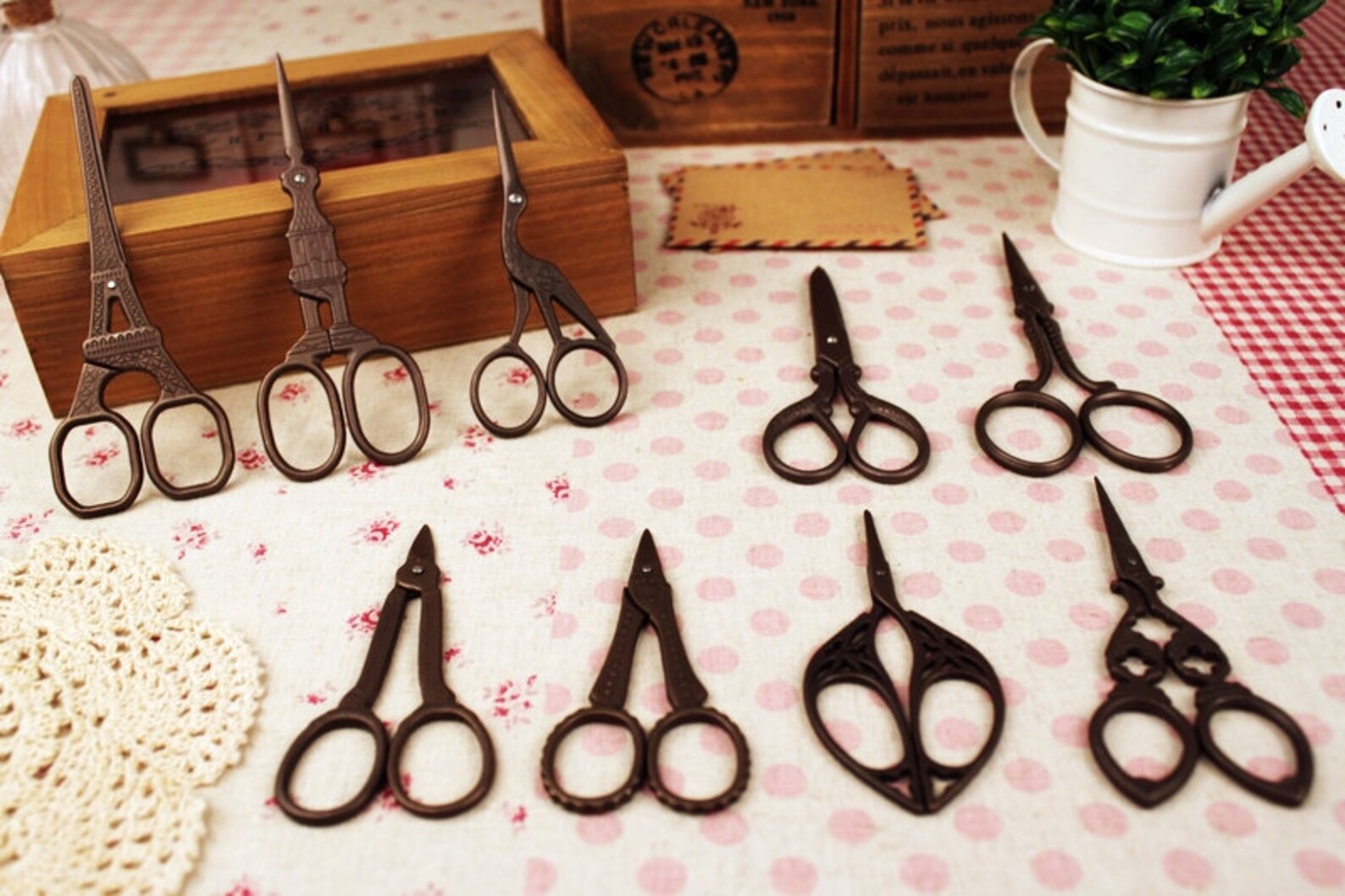 Vintage Antique Style Retro Scissors H - Etsy