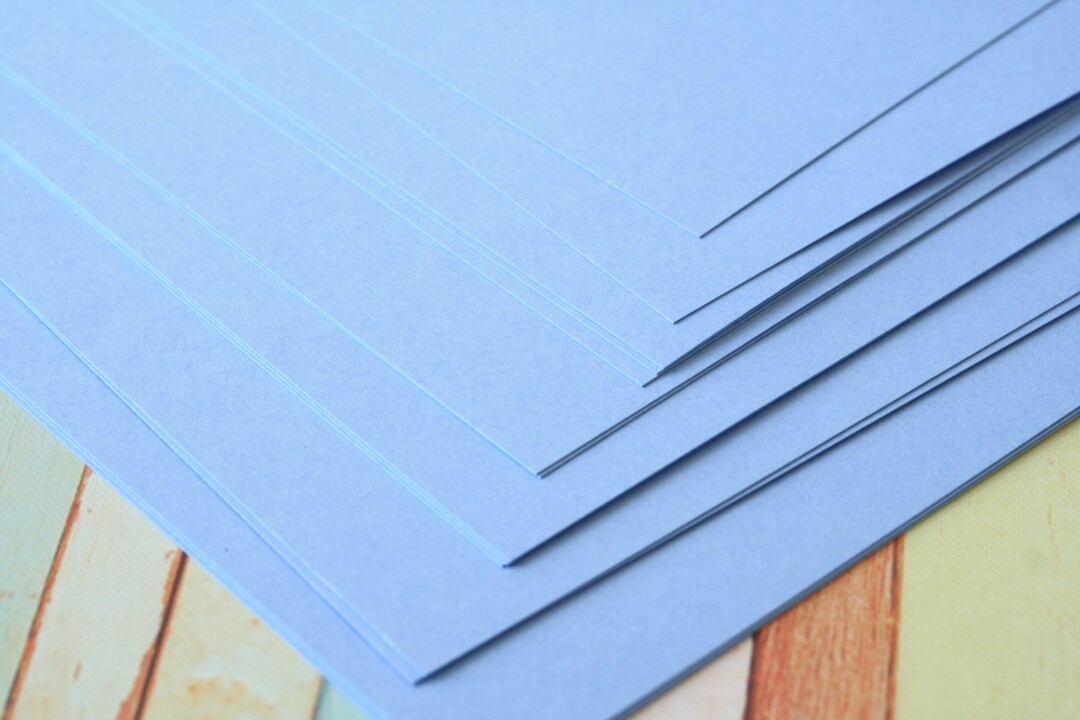 Baby Blue Craft Style Colour Card Stock 260gsm 95lb Cover - Etsy