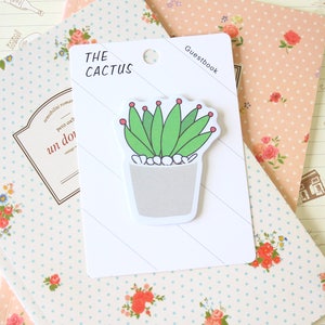Cute Cactus Succulent Plants Shapes Sticky Notes - Etsy