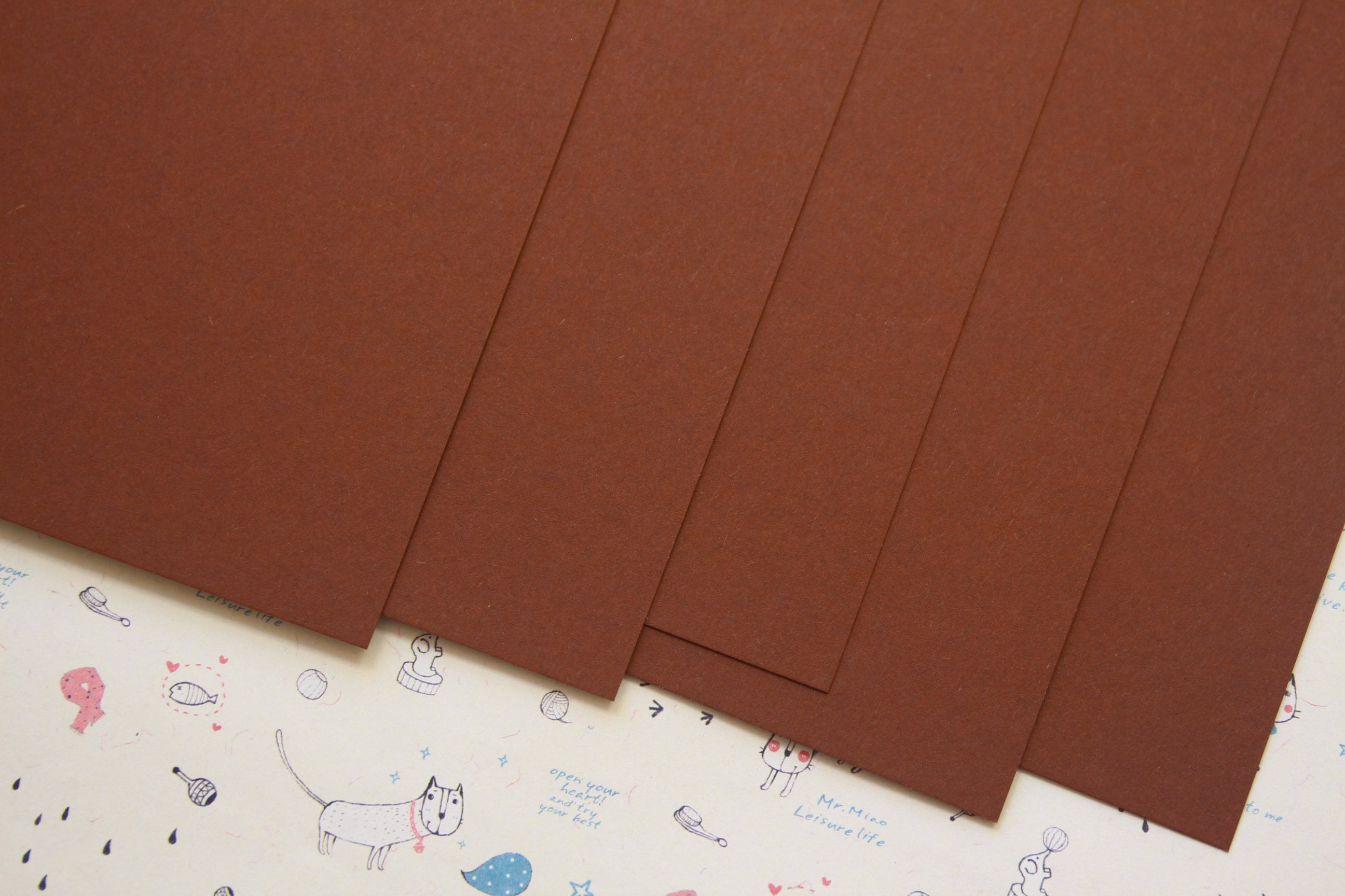Tuscan Brown Colorset Solid Color Recycled Card Stock - Etsy