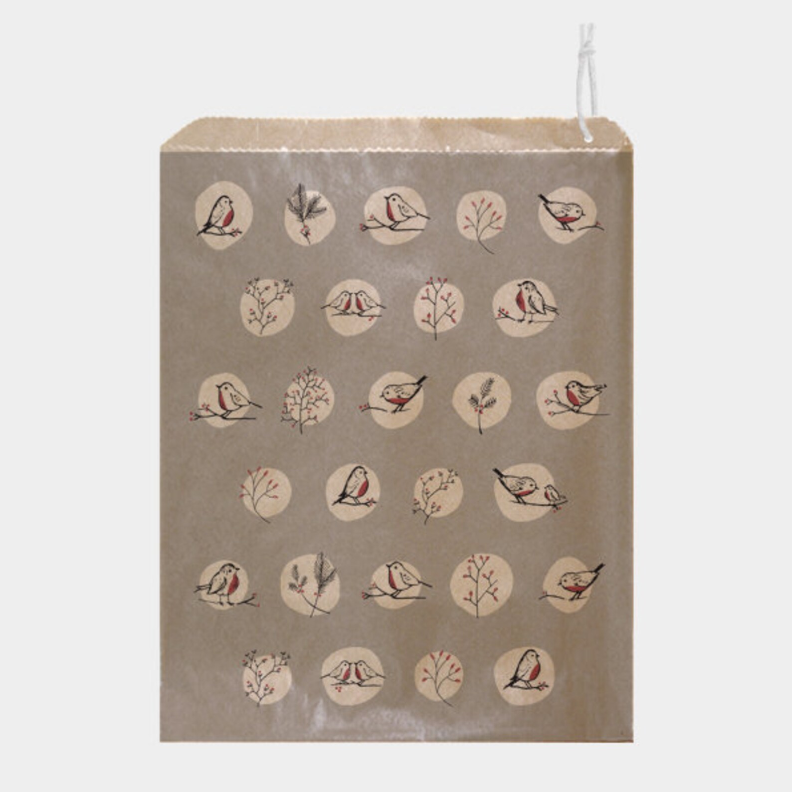 Christmas Robins Big Paper Bags - Etsy