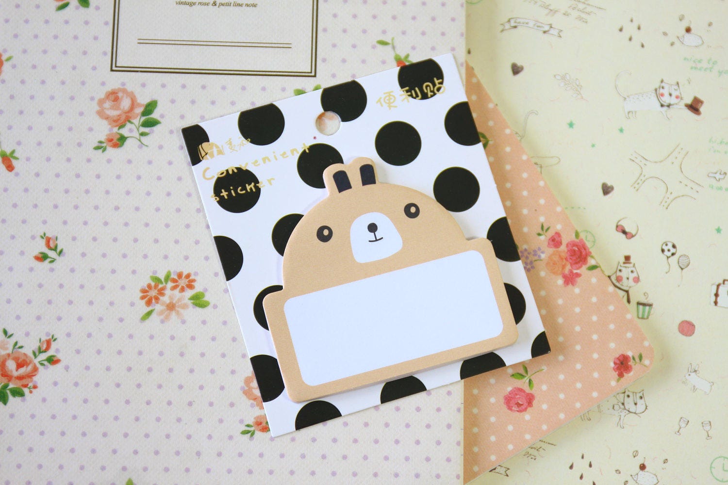 Must Have Rabbit Shapes Cartoon Sticky Notes | Etsy