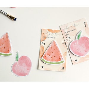 Infeel Me Fruit Party Cartoon Shapes Sticky Notes - Etsy
