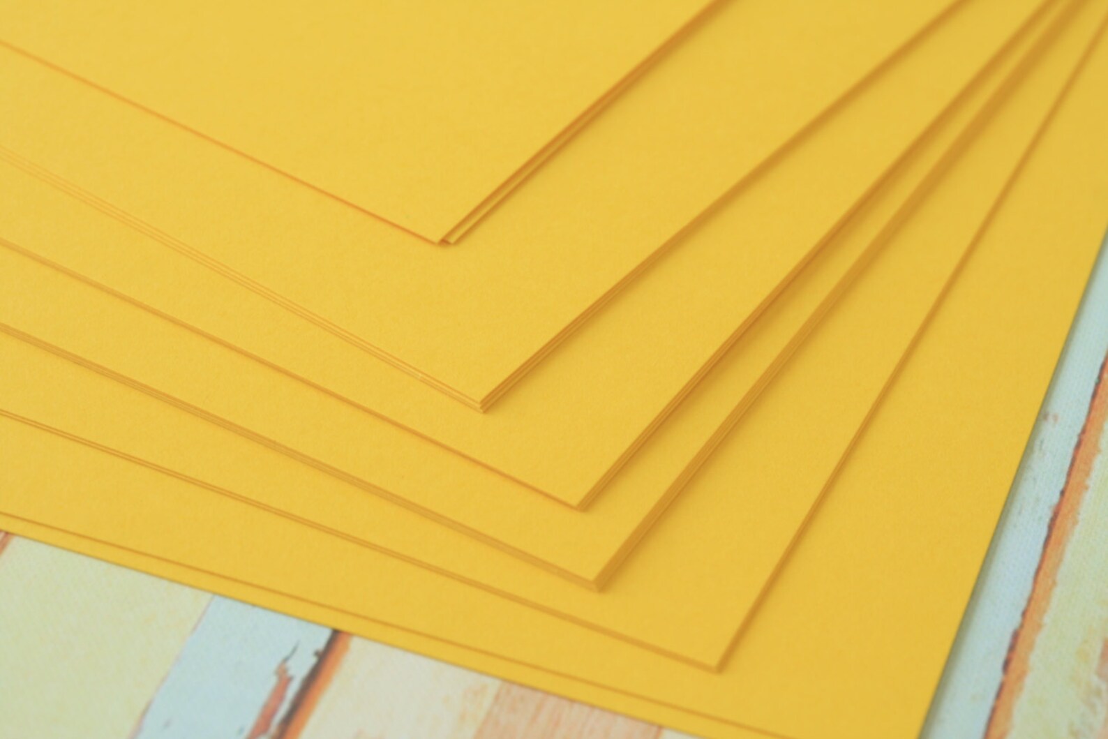 Gold Yellow Craft Style Colour Card Stock 260gsm 95lb Cover - Etsy