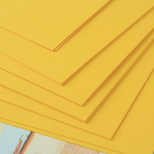 Gold Yellow Craft Style Colour Card Stock 260gsm 95lb Cover - Etsy