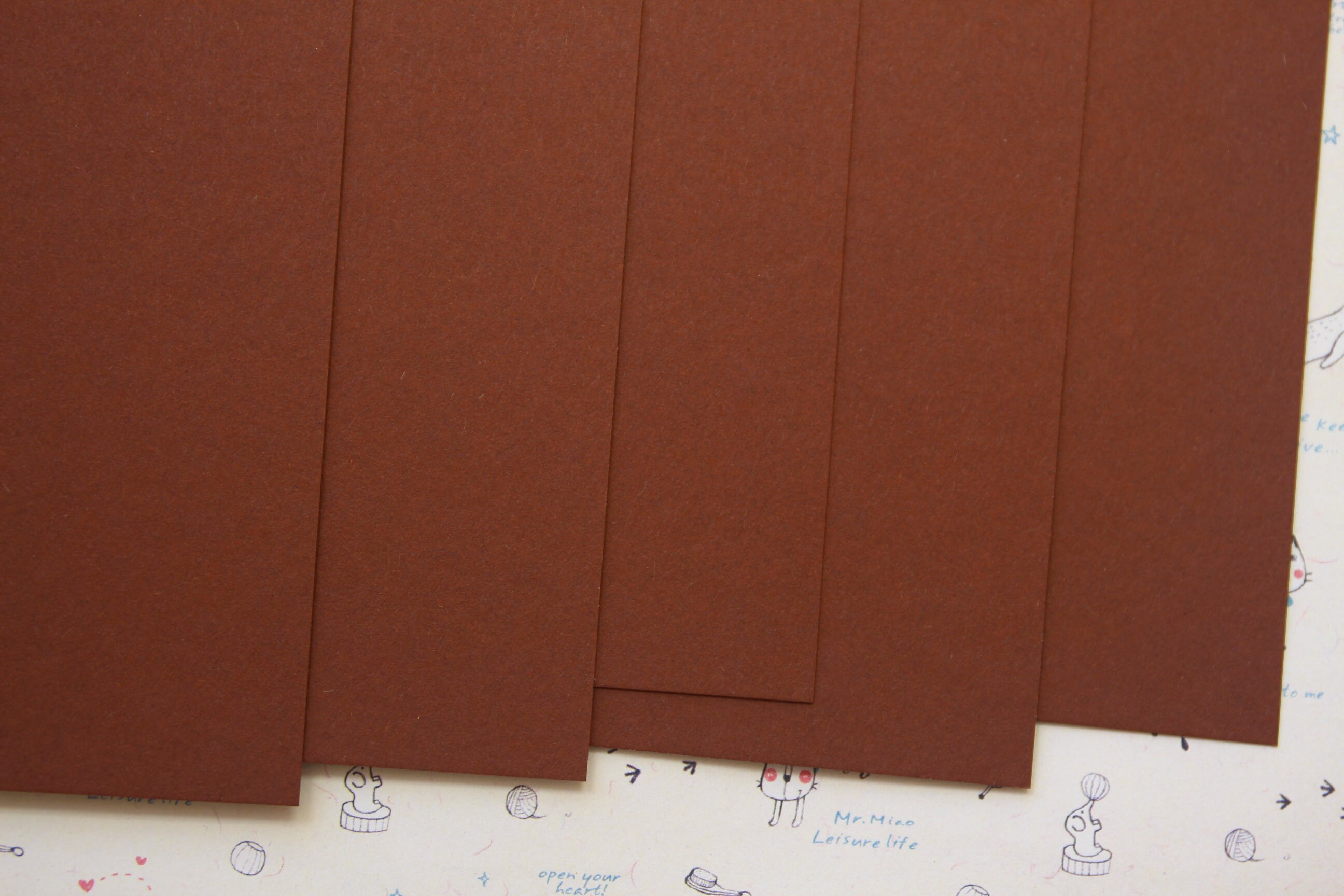 Tuscan Brown Colorset Solid Color Recycled Card Stock - Etsy