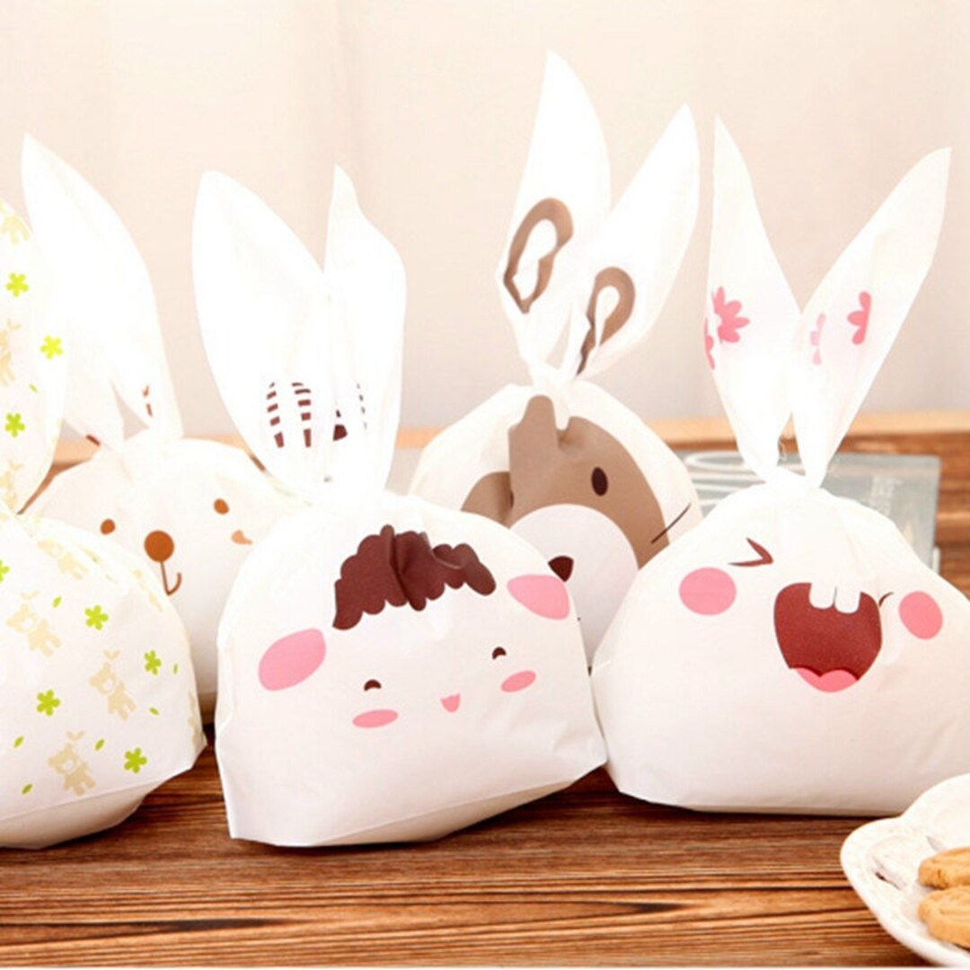 Rabbit Ears Cartoon Plastic Packaging Party Bags - Etsy