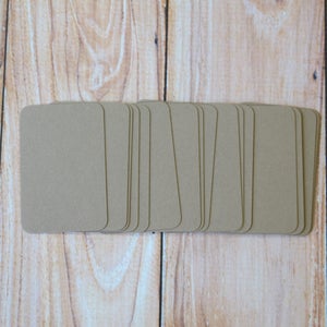 Walnut Brown Vintage Series Business Card Blanks - Etsy