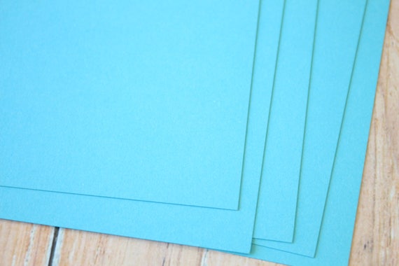 Sky Blue Vintage Colour Card Stock 285gsm | Etsy