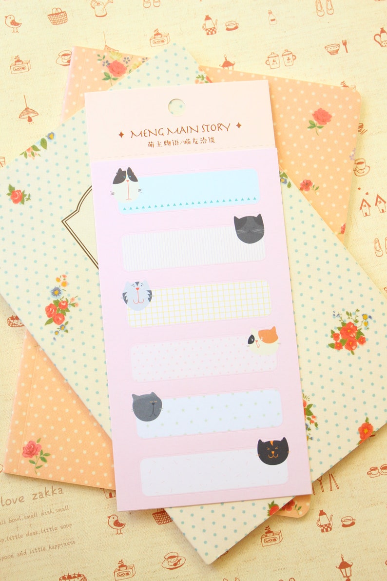 Meng Main Story Cartoon Animal Stickers - Etsy