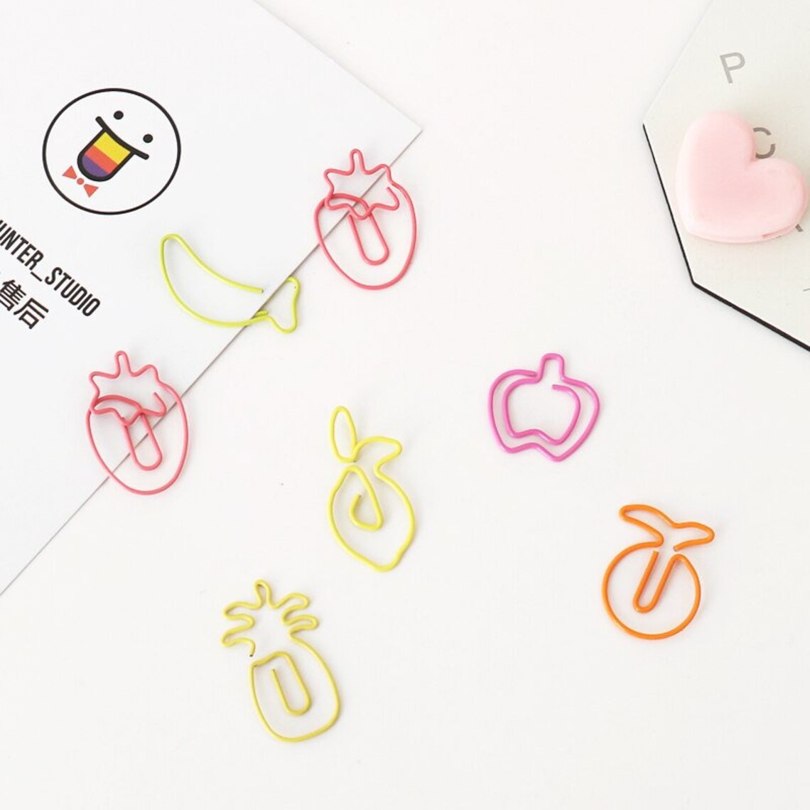 Fruits Mix Paper Clips - Etsy