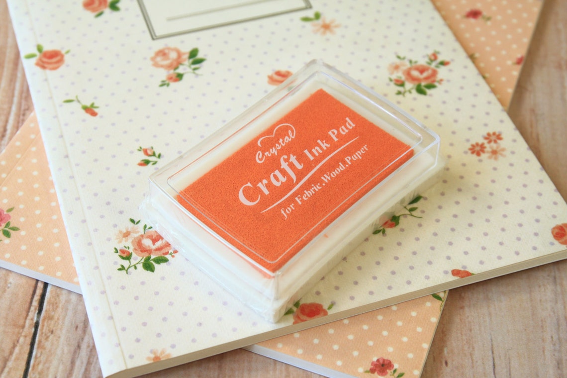 DEEP YELLOW Crystal Craft Ink Pad Rubber Stamp Pad - Etsy