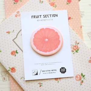 Fruit Section Fruit Shapes Sticky Notes - Etsy
