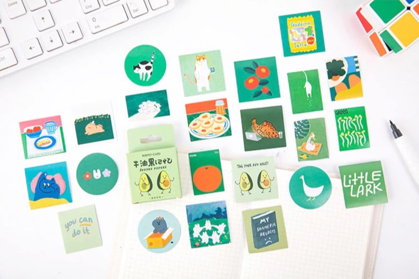 Life Adventure Mo-card Deco Stickers - Etsy