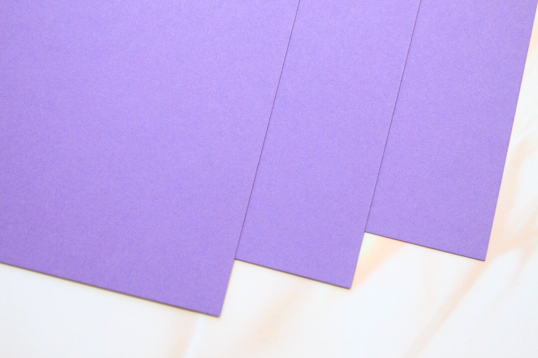 Purple Mist Matte Colour Card Stock 240gsm - Etsy