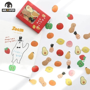 Mr Paper Mini Cartoon Stickers - Etsy