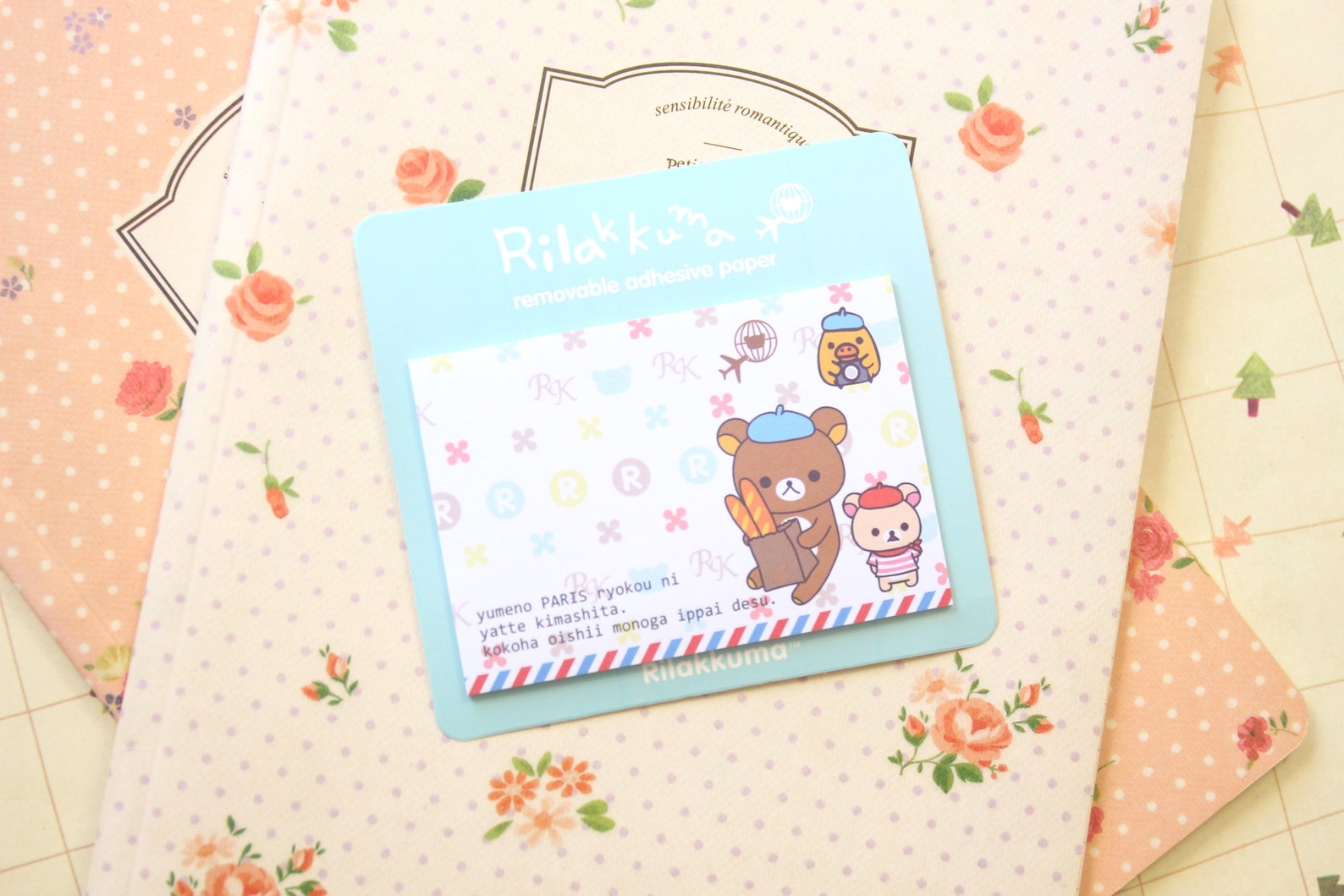 Rilakkuma Bear & Friends Cartoon Memo-it Sticky Notes - Etsy UK