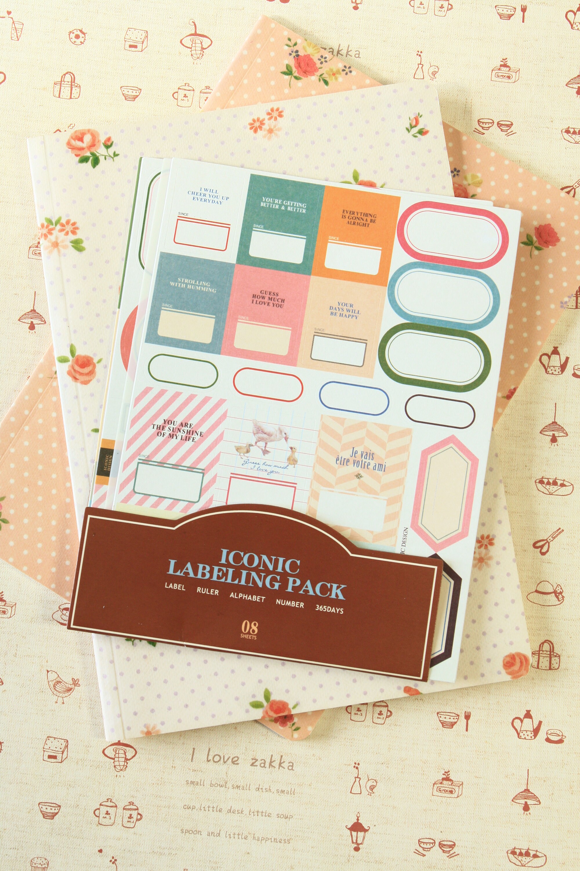 Iconic Labelling Pack Deco Label Stickers | Etsy