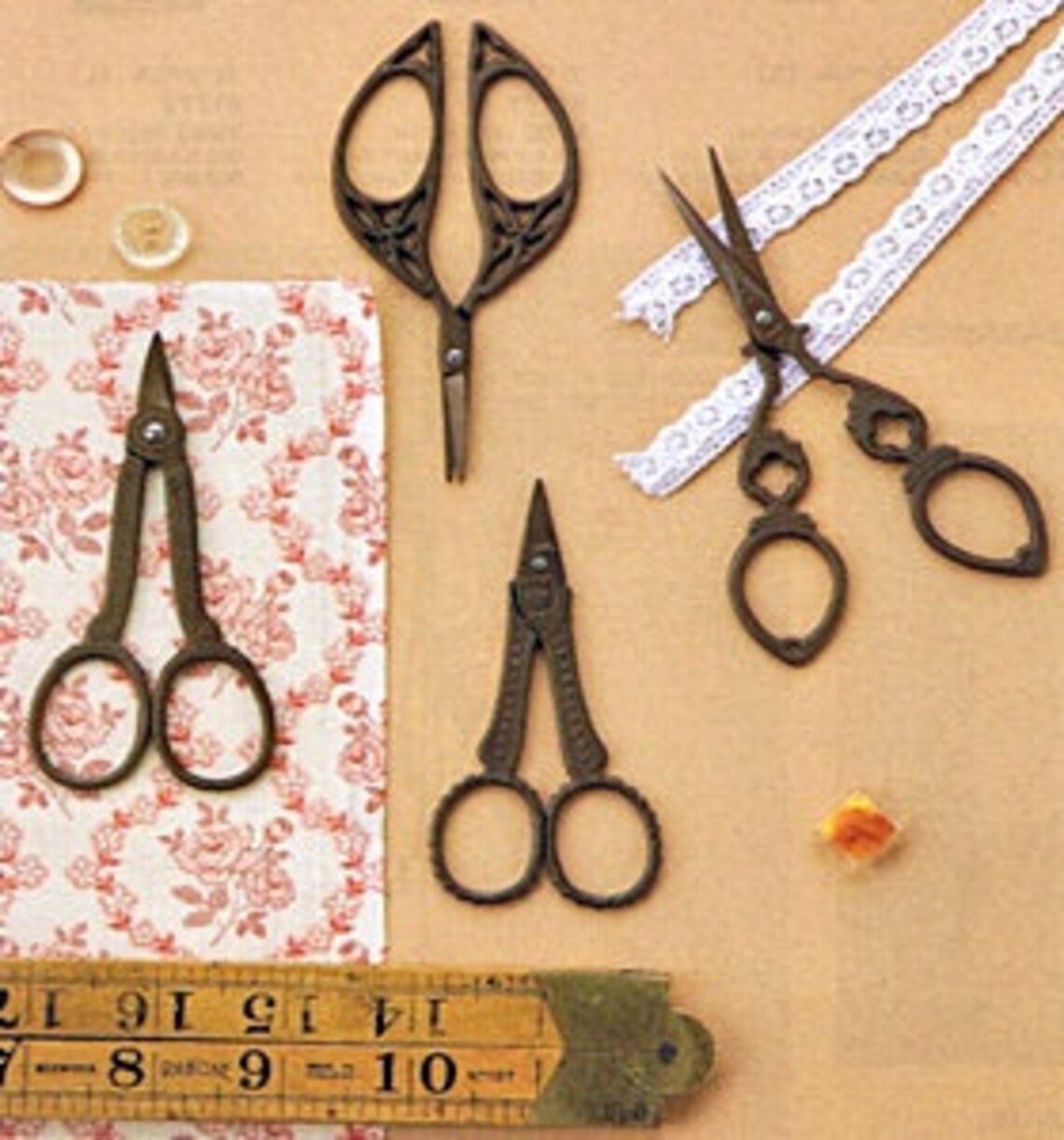 Vintage Antique Style Retro Scissors A - Etsy