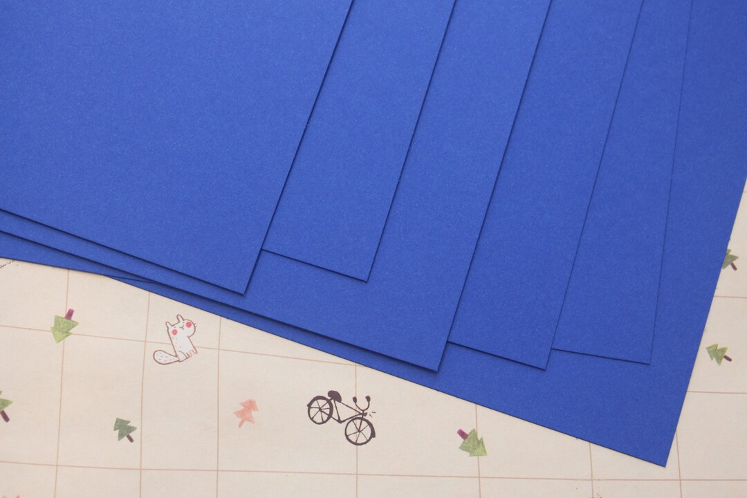 Royal Blue Matte Basics Colour Card Stock 290gsm - Etsy