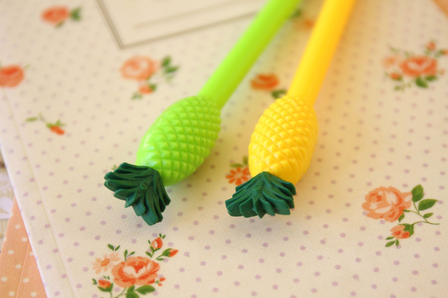 Pineapple Fruits Cartoon Pens - Etsy