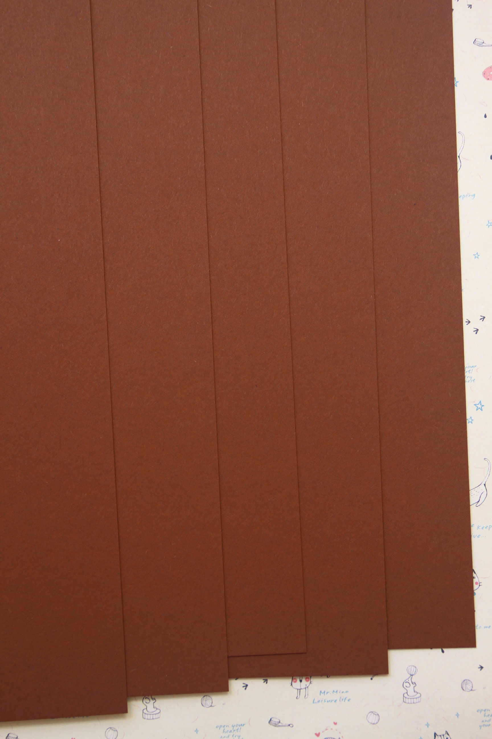 Tuscan Brown Colorset Solid Color Recycled Card Stock - Etsy
