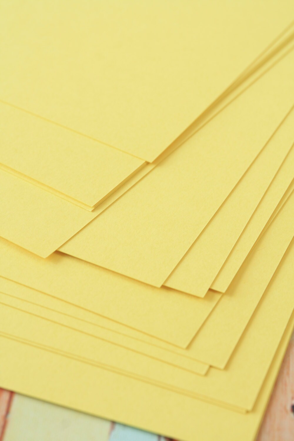 Sunlight Yellow Craft Style Colour Card Stock 260gsm 95lb Cover - Etsy