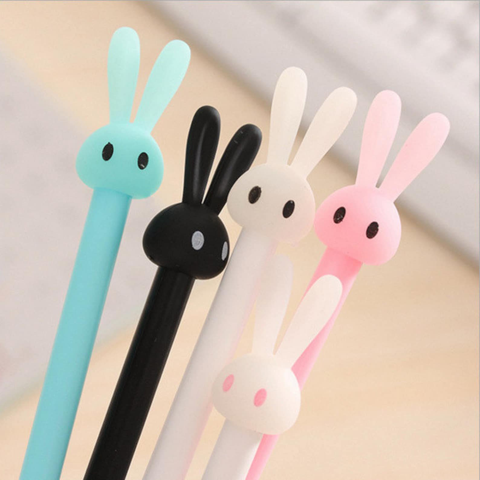 Cartoon Bunny Rabbit Cute Cartoon Pens | Etsy