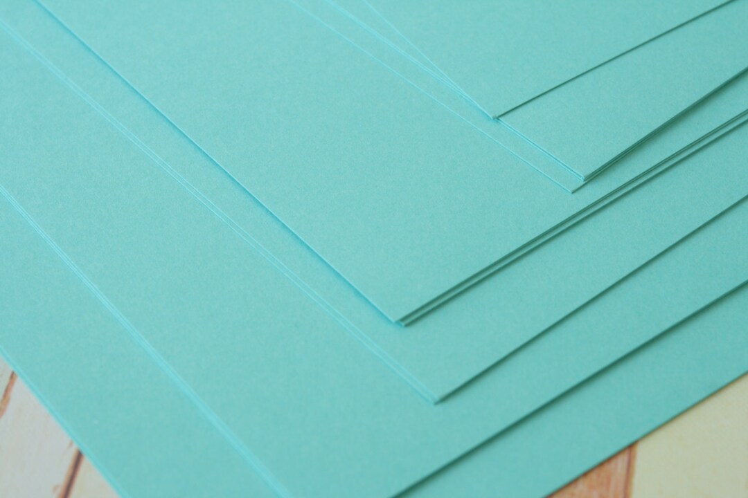 Seagrass Aqua Craft Style Colour Card Stock 260gsm 95lb Cover - Etsy