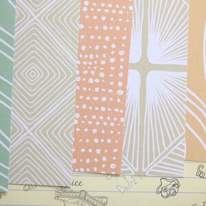 Set 02 Hand Drawn Patterns Mix Printed Card Stock 250gsm - Etsy