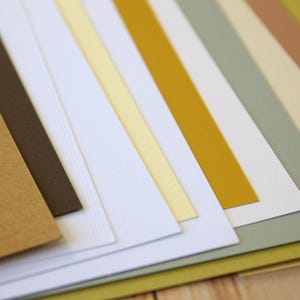 Eco Kraft Brown Card Stock Heavyweight Crafting Cards - Etsy