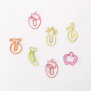 Fruits Mix Paper Clips - Etsy