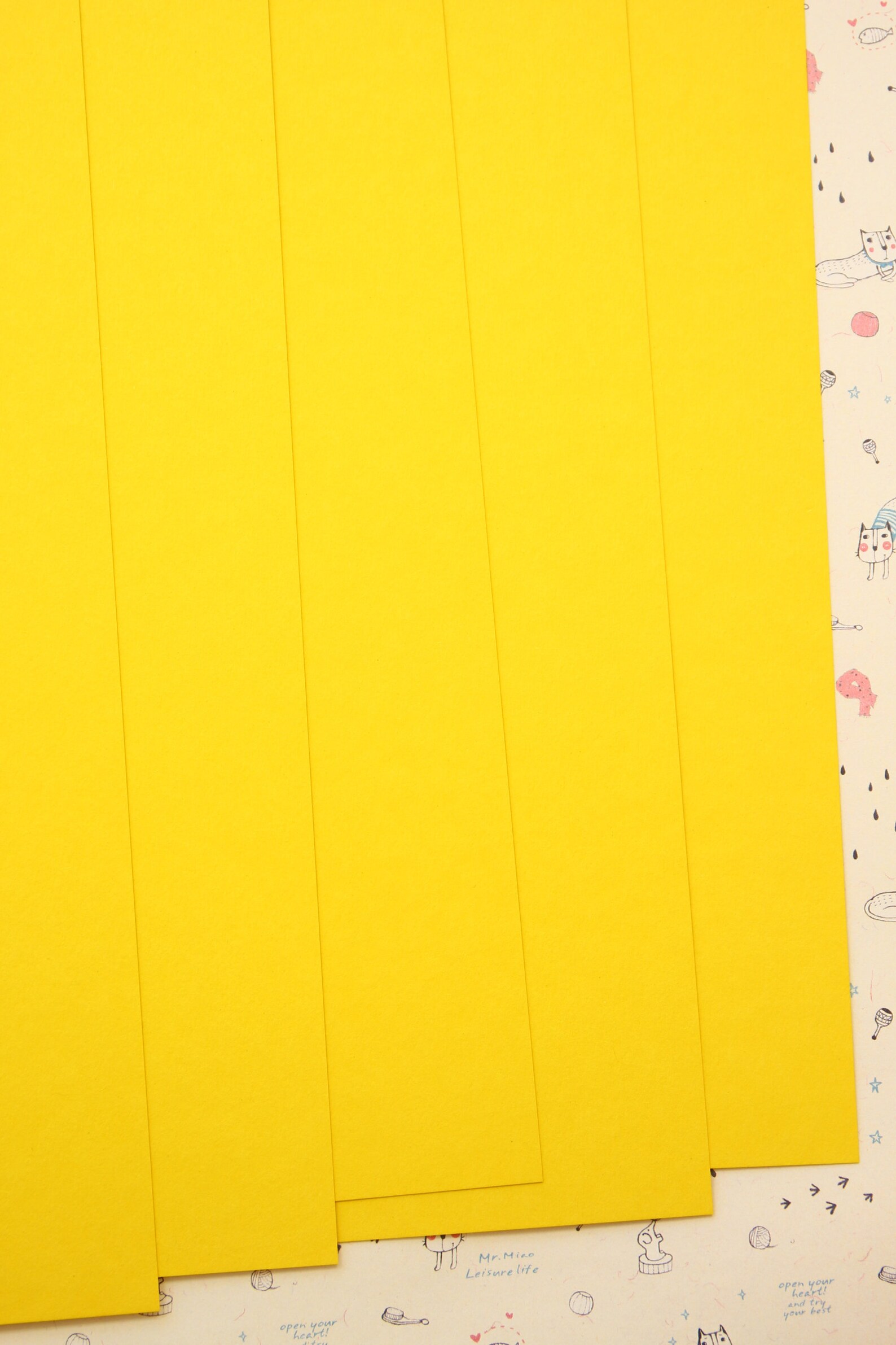 Solar Yellow Colorset Solid Color Recycled Card Stock - Etsy