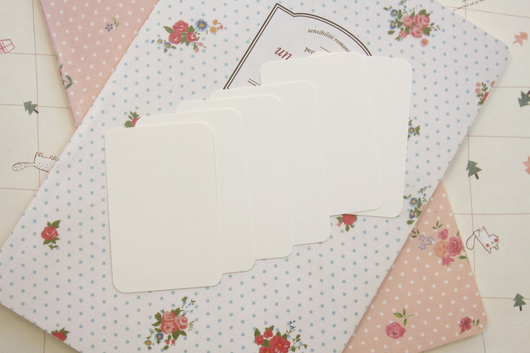 Vanilla Ivory Craft Style Colour Handmade Blank Business Cards - Etsy UK