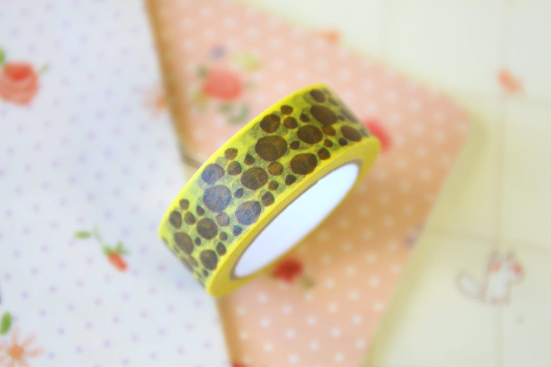 Brown Pattern Washi Masking Tape - Etsy
