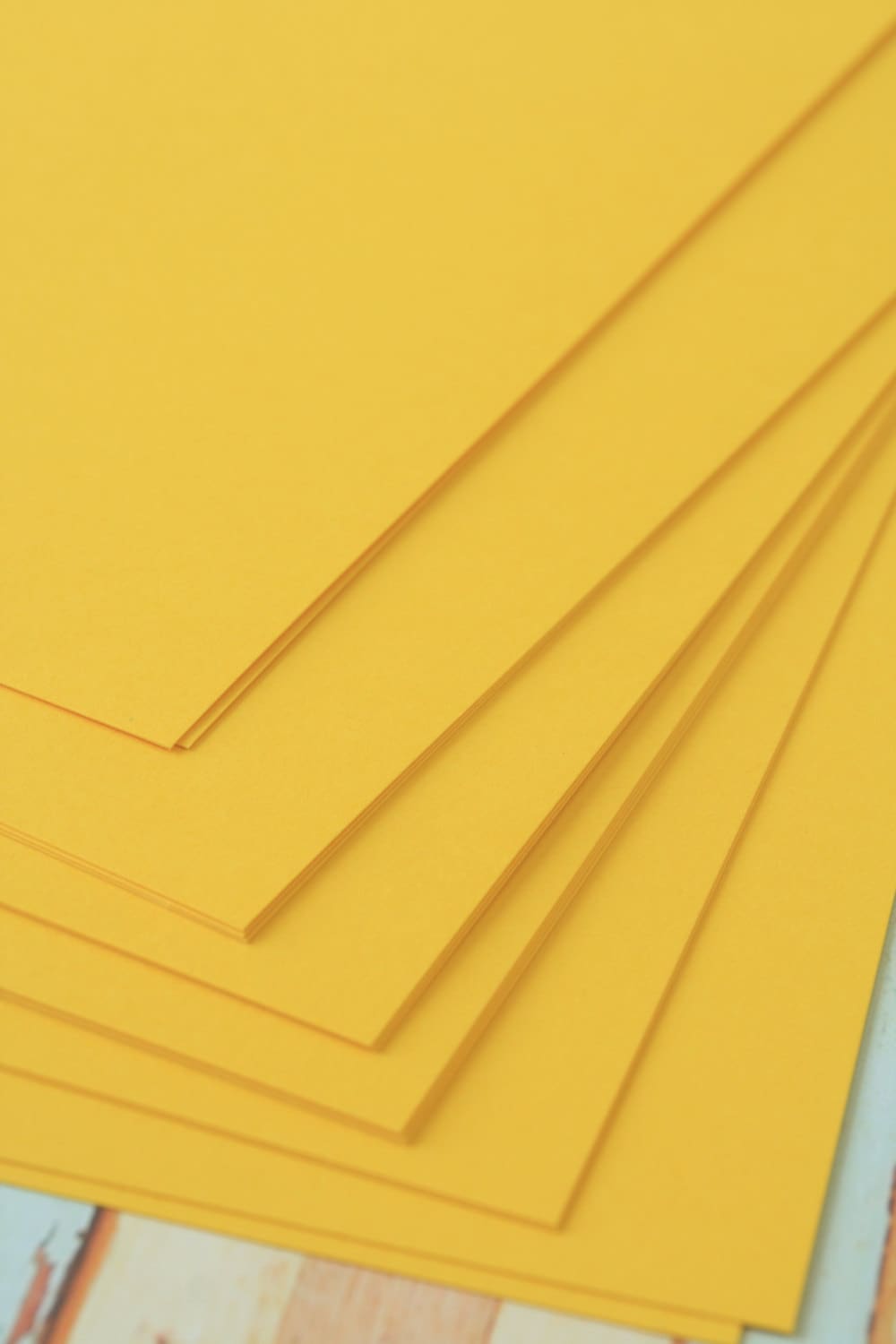 Gold Yellow Craft Style Colour Card Stock 260gsm 95lb Cover - Etsy