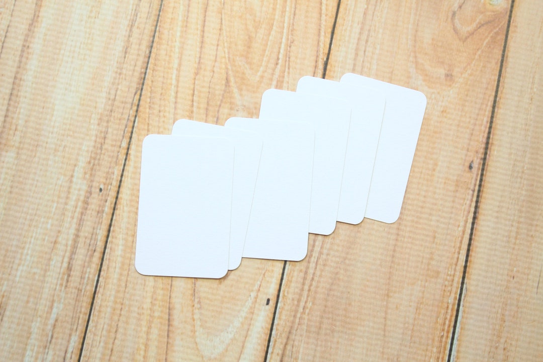 White Colorset Recycled Business Cards - Etsy