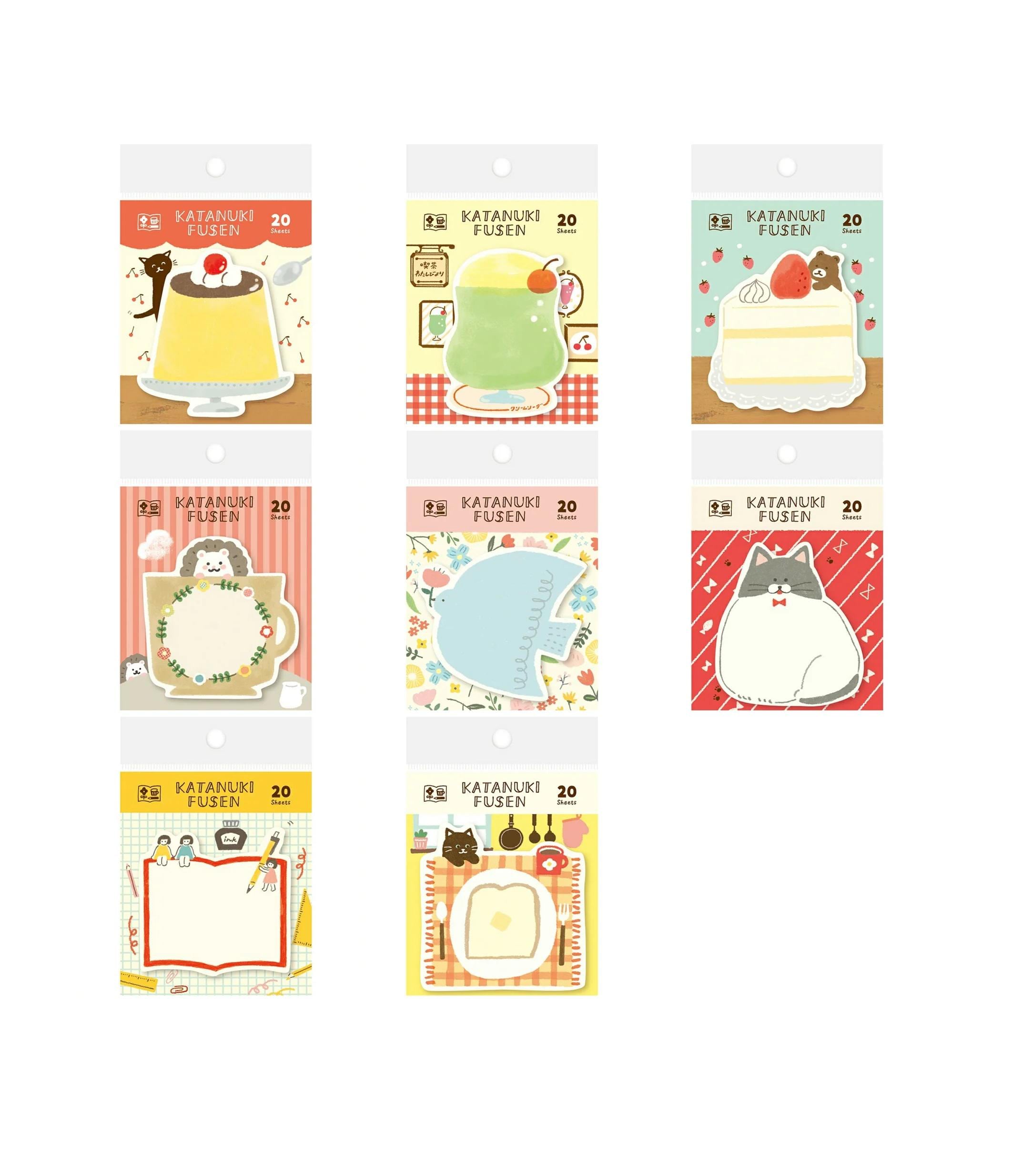 Katanuki Fusen Cute Cartoon Shapes Sticky Notes - Etsy UK