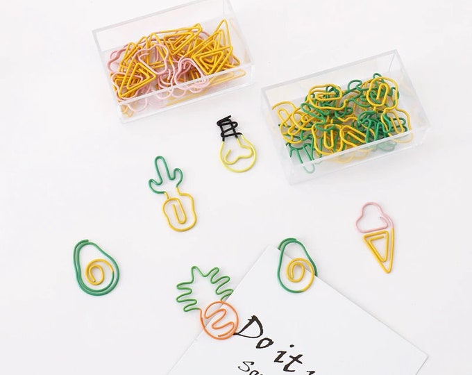 Creative Shapes Paper Clips Ver 02 - Etsy