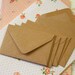 Plain Kraft Brown Mini Envelopes & Plain Kraft Note Cards - Etsy